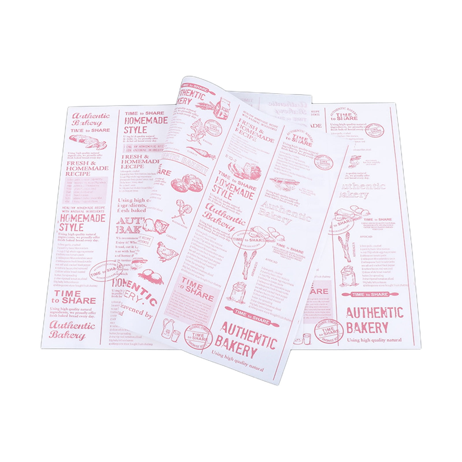 RXMEKW Oil Absorbent Baking Tray Paper Hamburger Paper French Fries ...