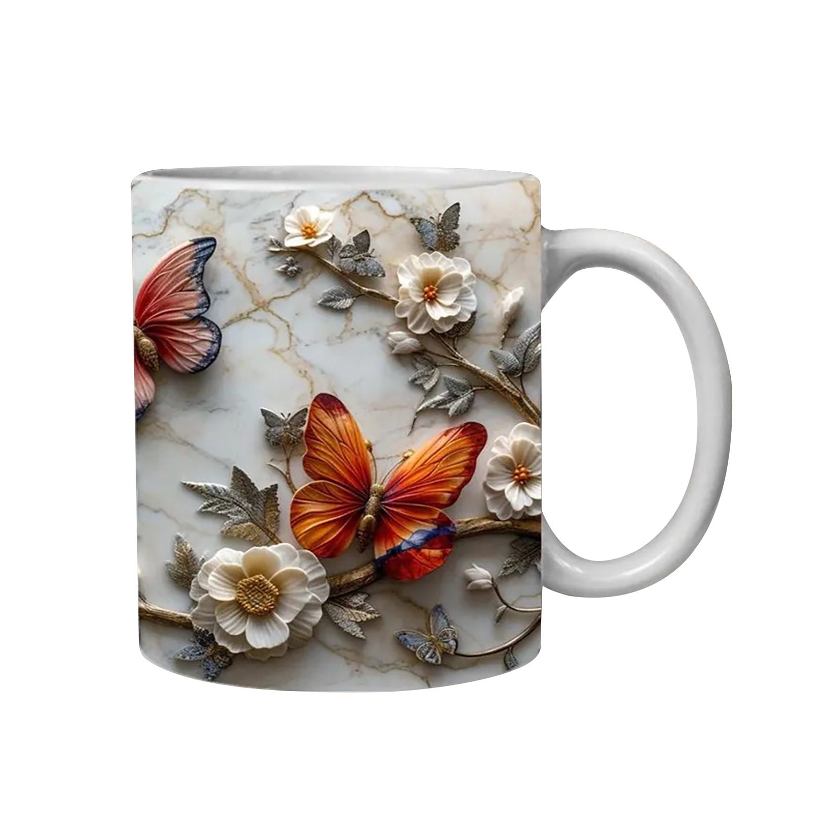 RXMEKW Sublimation Mugs，Women's Ceramic Travel Mug Handcrafted Glazed ...