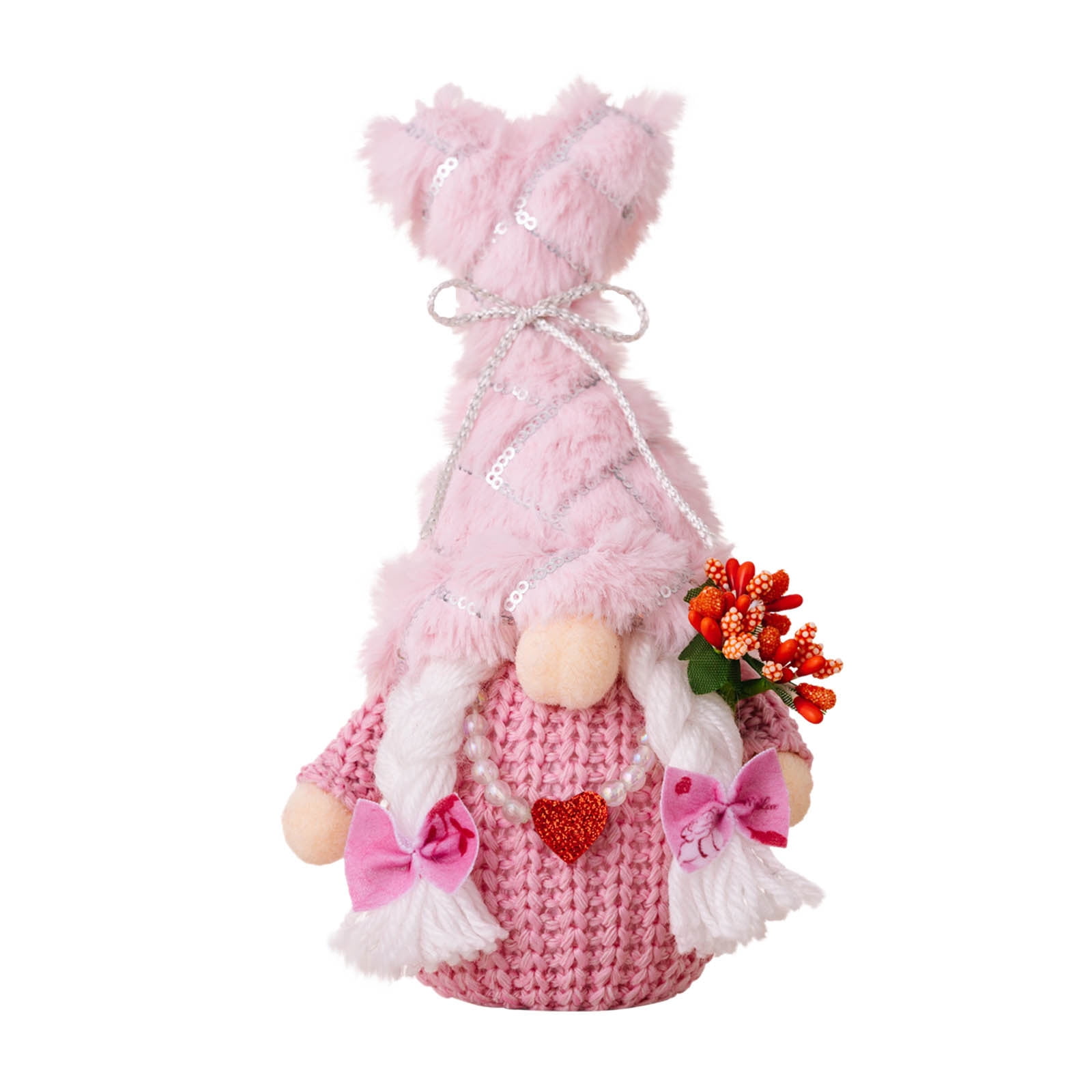 RXMEKW Valentine's Day Decorations,A Knit Glowing Faceless Dwarf Doll ...