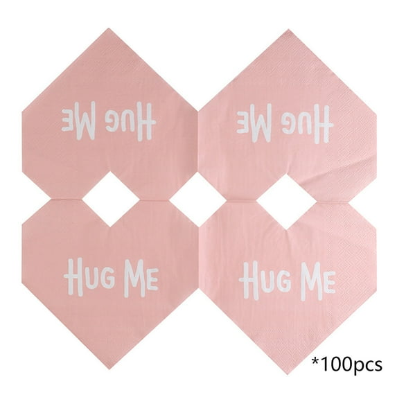 RXMEKW Valentines Day Paper Napkins,5 Pack Disposable Decorative Sheets ...