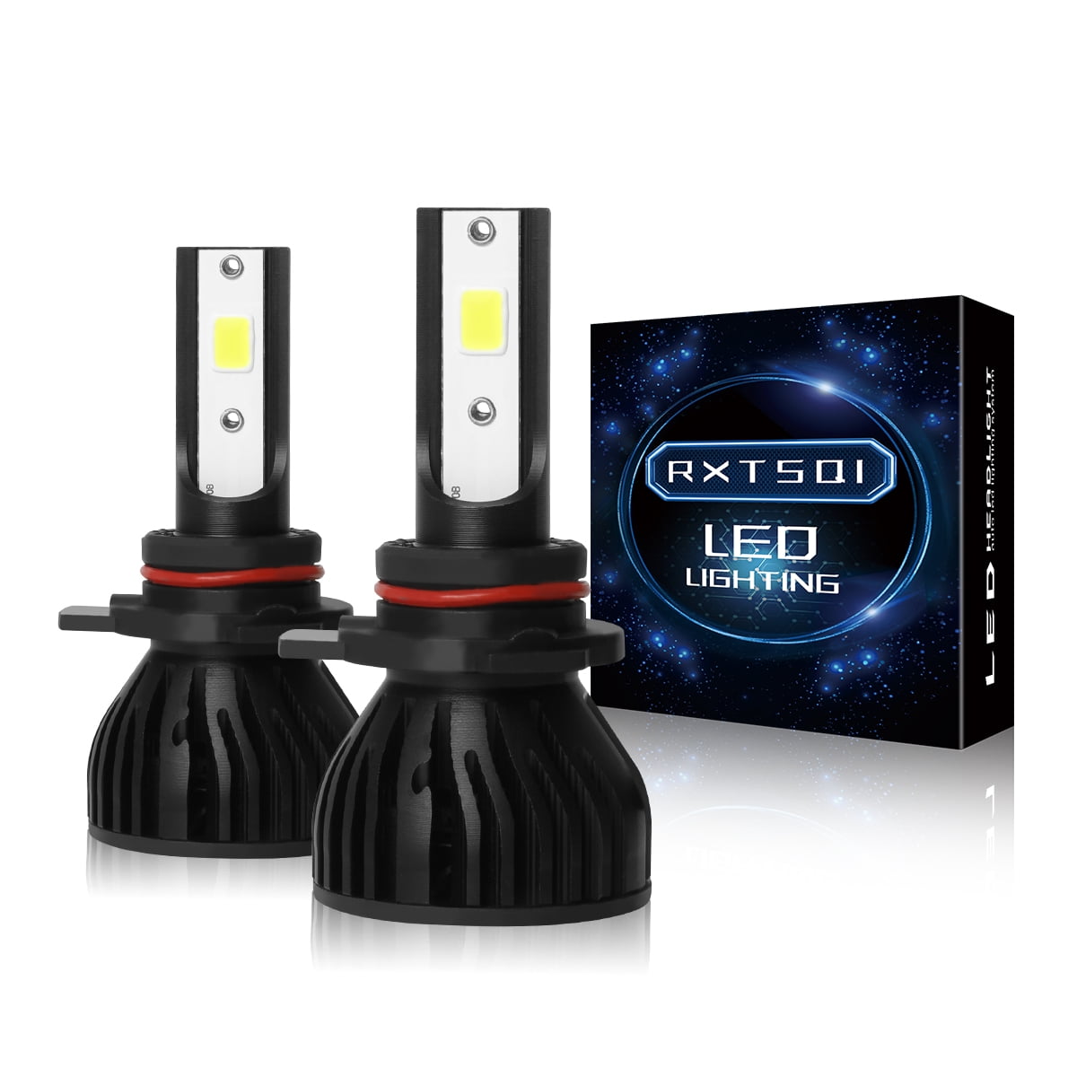 RXTSQI 9012 HIR2 LED Headlight Bulb,100W 14000 Lumens, 300% Brighter ...