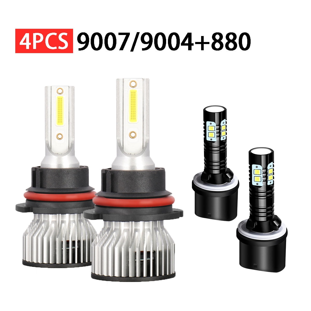 RXTSQI For Ford Taurus 1992-2007 LED Headlight High/Low + Fog Lights ...