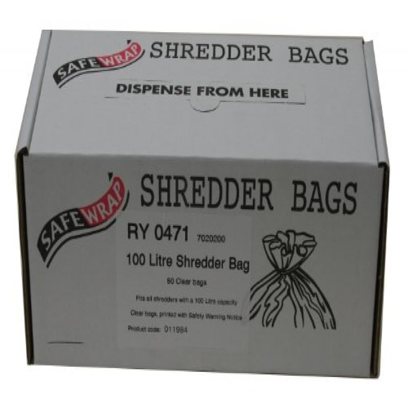 RY SAFEWRAP SHREDDER BAGS 100 LITRE PK50 - Walmart.com
