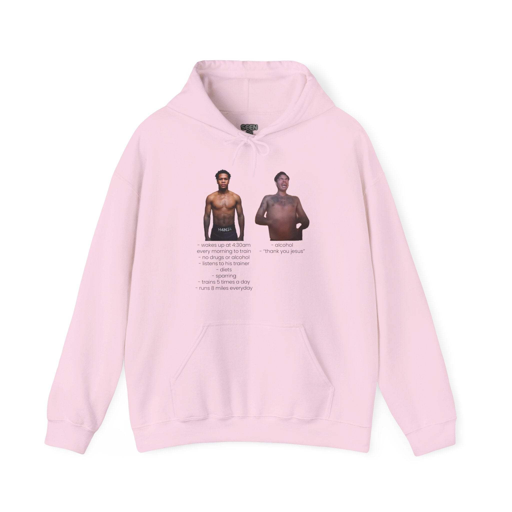 RYAN GARCIA v. DEVIN HANEY MEME BREAKDOWN HOODIE | 4 COLORS - Walmart.com