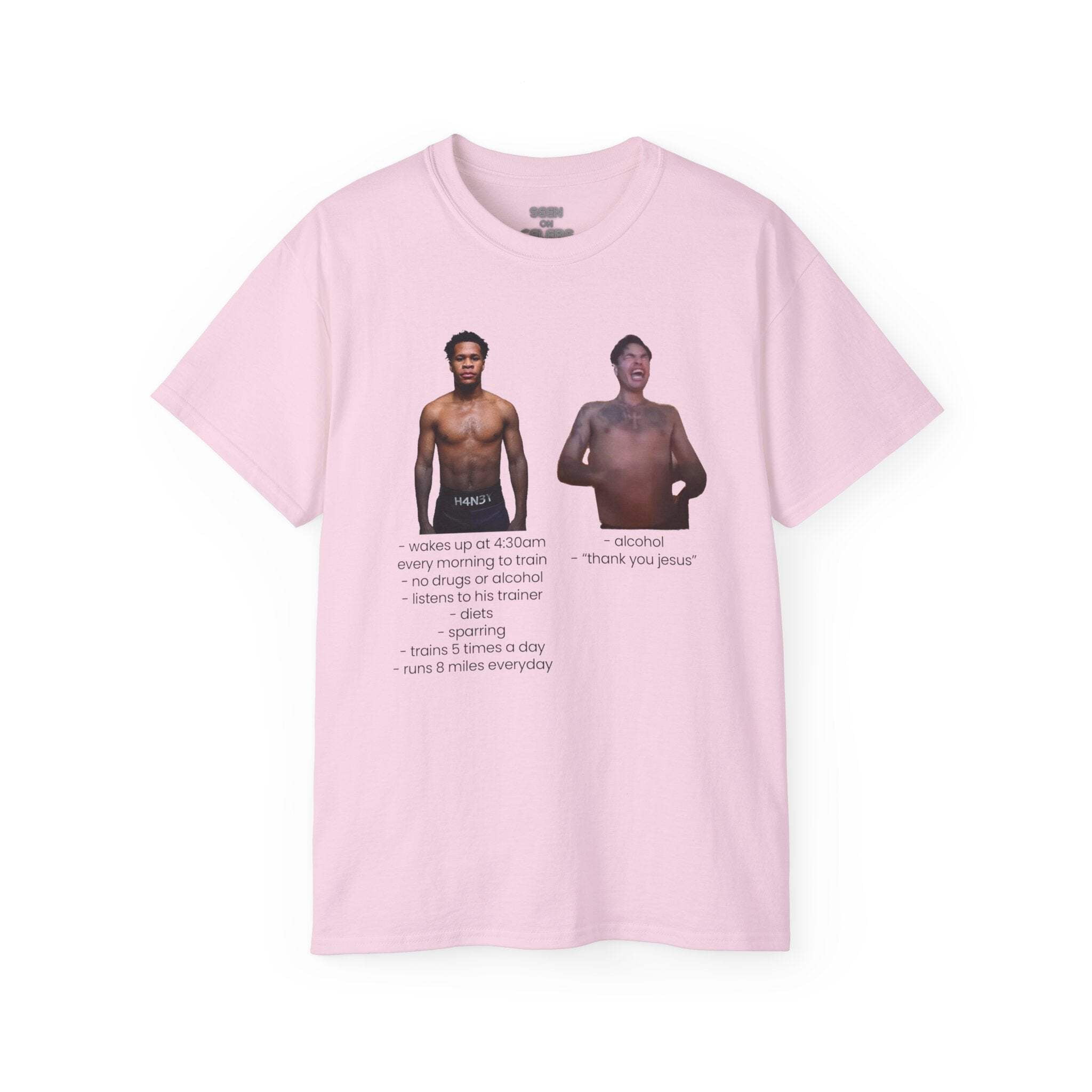 RYAN GARCIA v. DEVIN HANEY MEME BREAKDOWN T-SHIRT | 4 COLORS - Walmart.com
