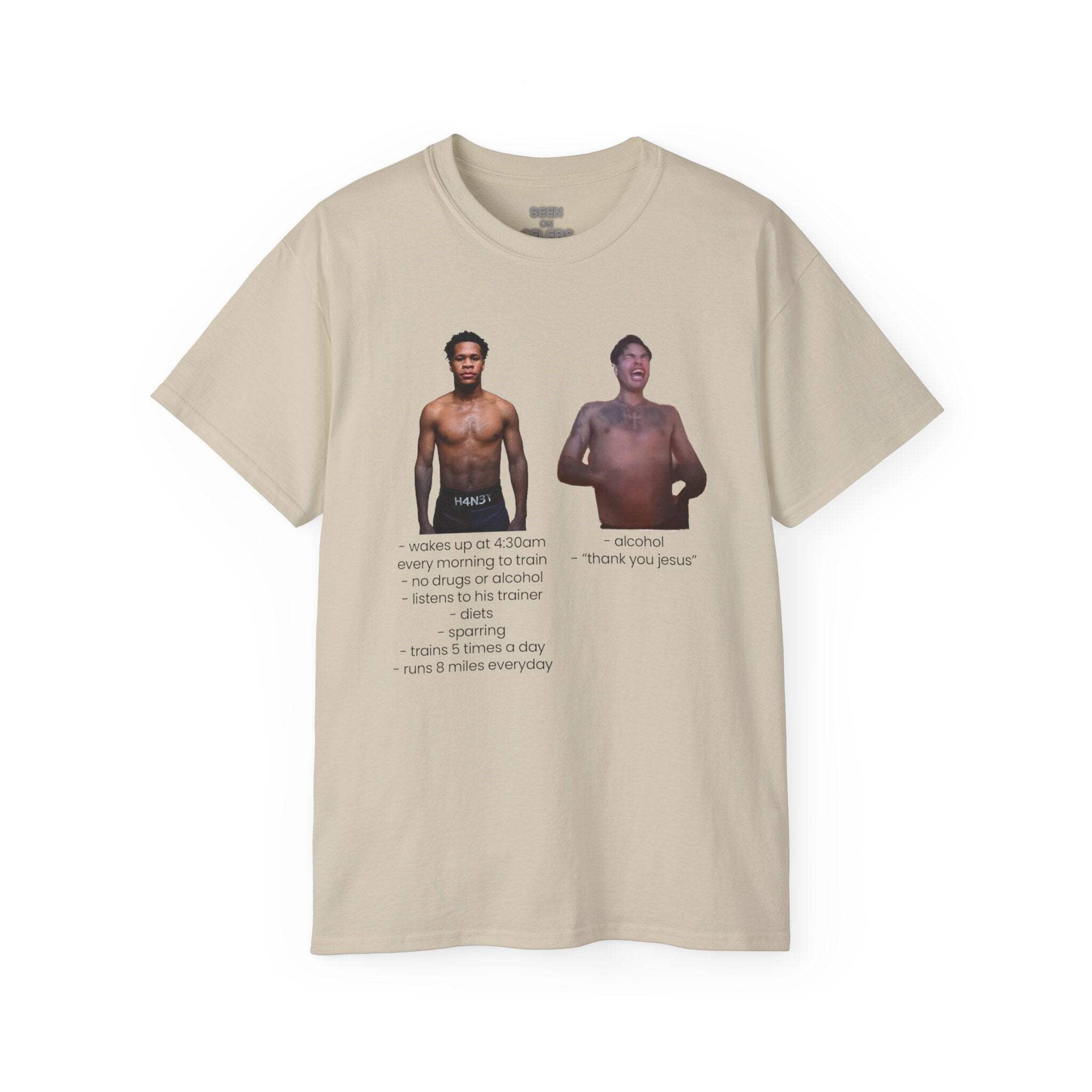 RYAN GARCIA v. DEVIN HANEY MEME BREAKDOWN T-SHIRT | 4 COLORS - Walmart.com