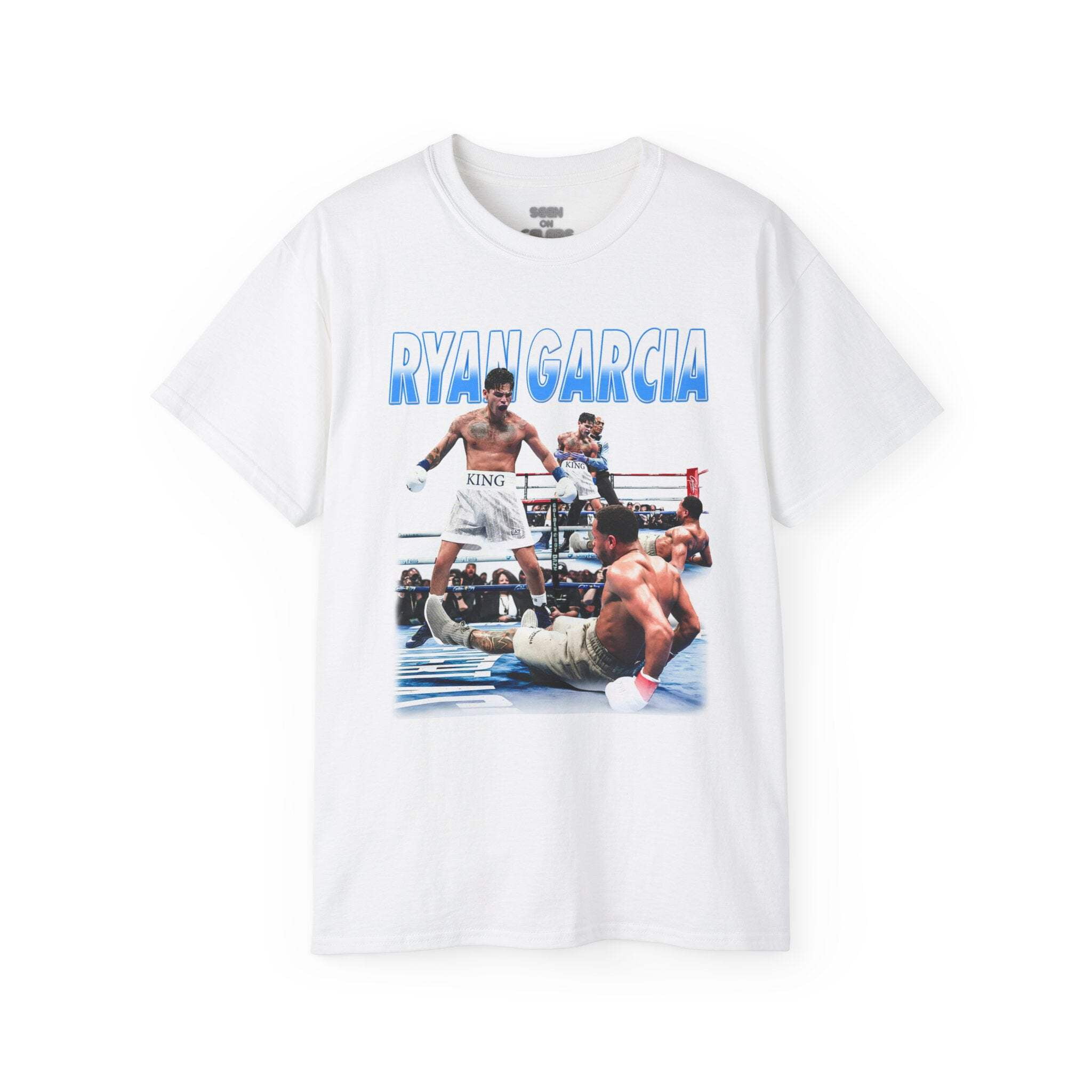 RYAN GARCIA v. DEVIN HANEY T-SHIRT | KNOCKDOWN OF THE YEAR GRAPHIC | 4 ...