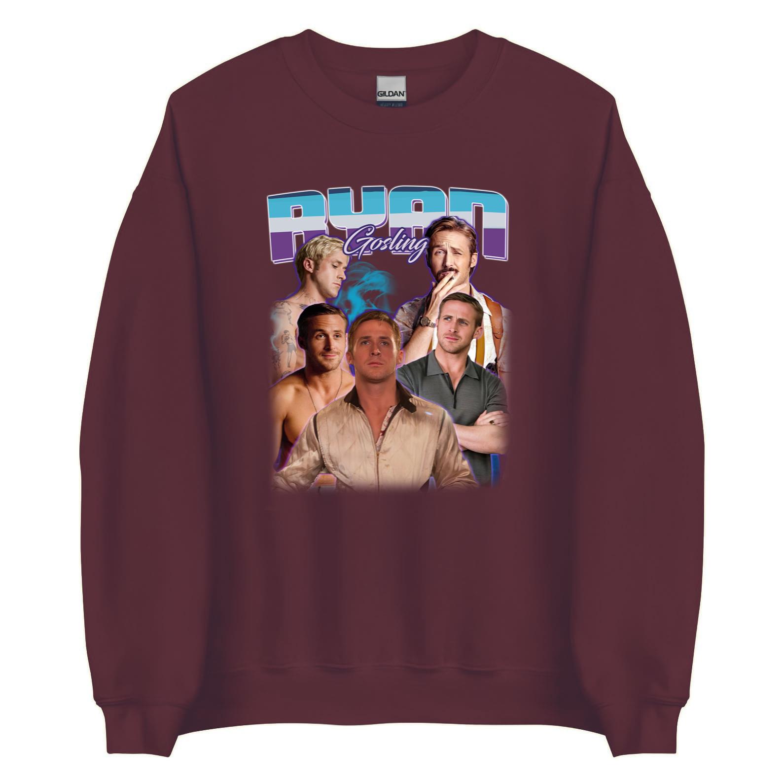 RYAN GOSLING Vintage Shirt Ryan gosling Homage Fan Tees Ryan gosling ...
