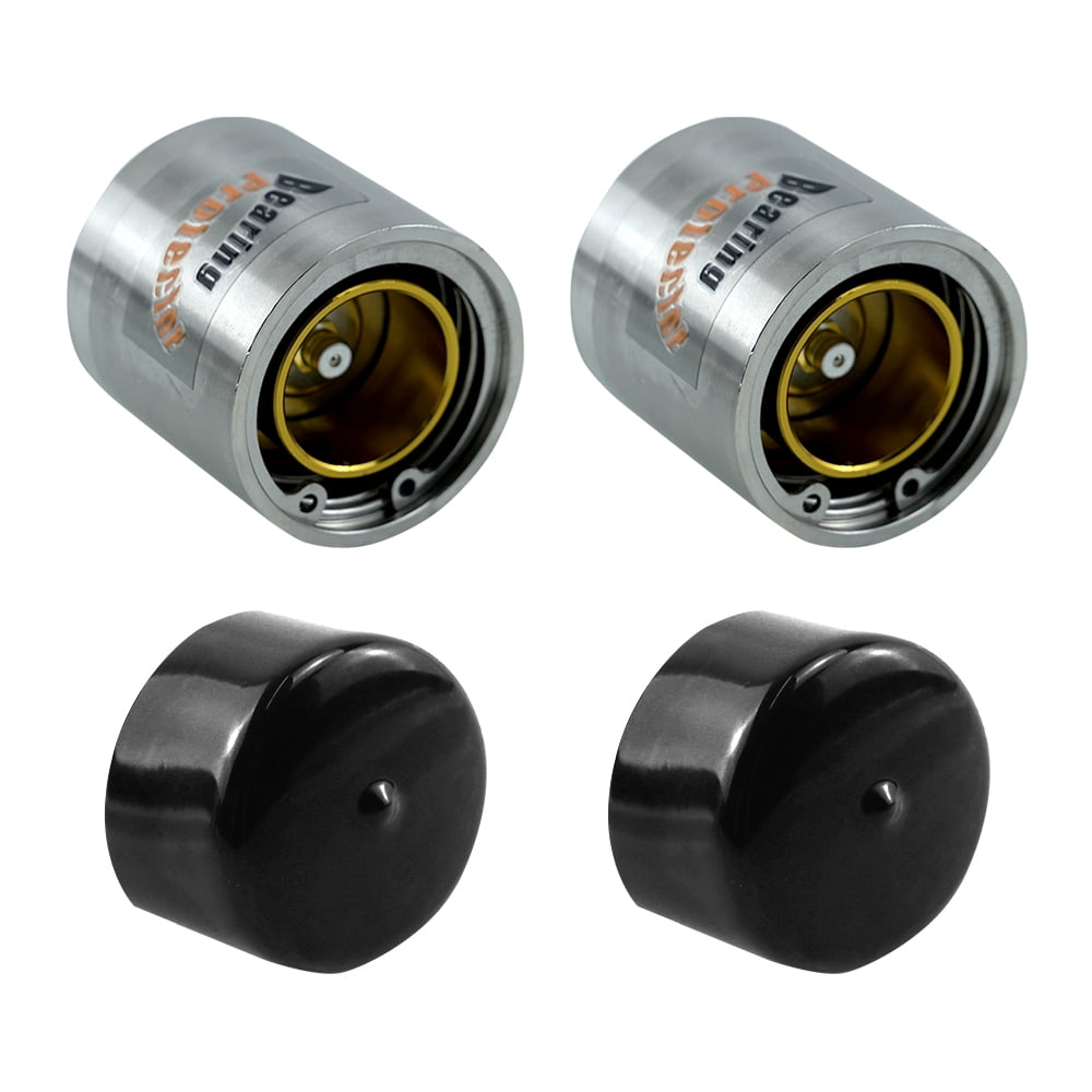 RYANSTAR RACING 1.980" Bearing Protector Set, Chrome Design, with Auto ...