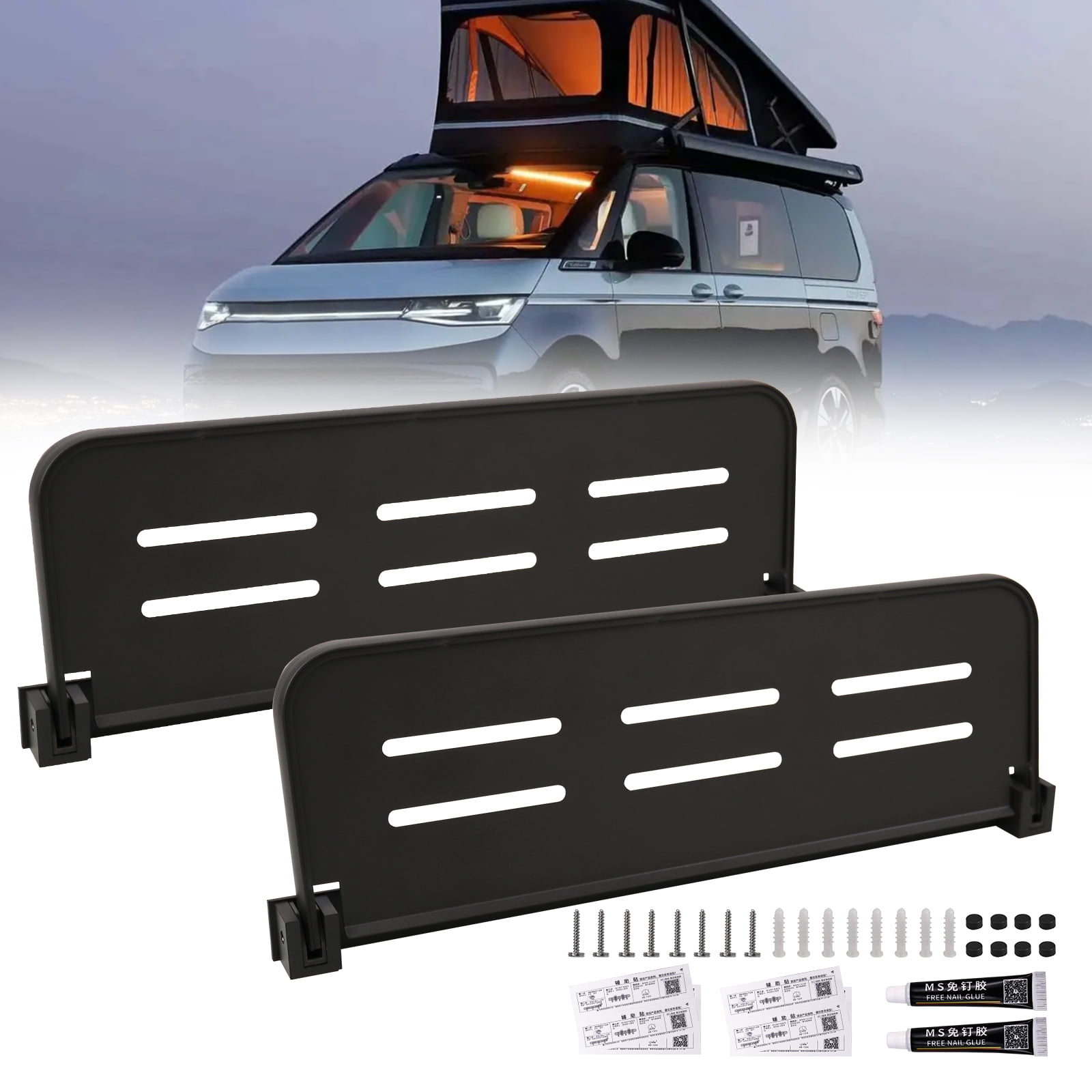 RYANSTAR RACING RV Aluminum Foldable Shelf- Hidden，90° Foldable Wall ...