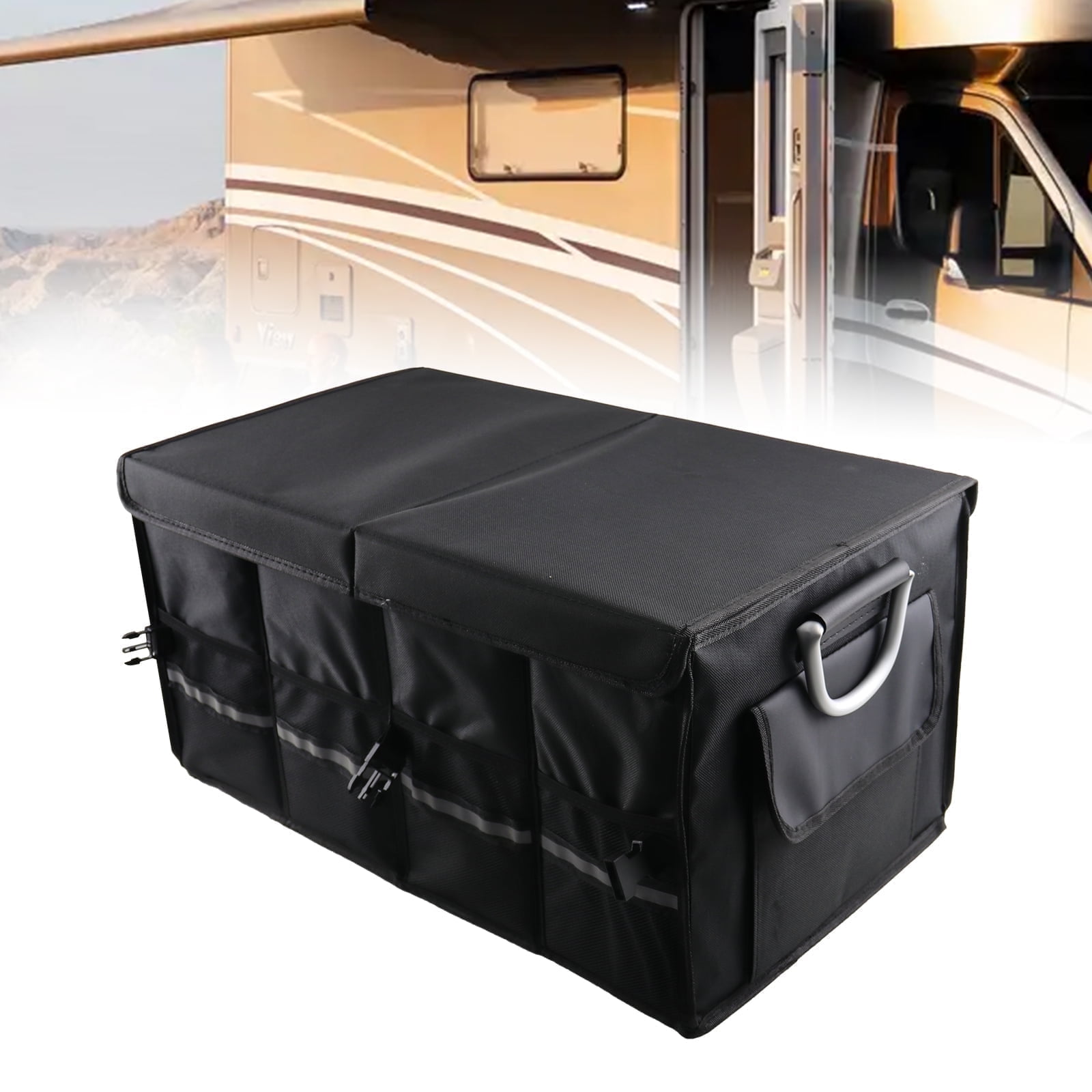 RYANSTAR RACING RV Waterproof Collapsible Trunk Organizer with Foldable ...
