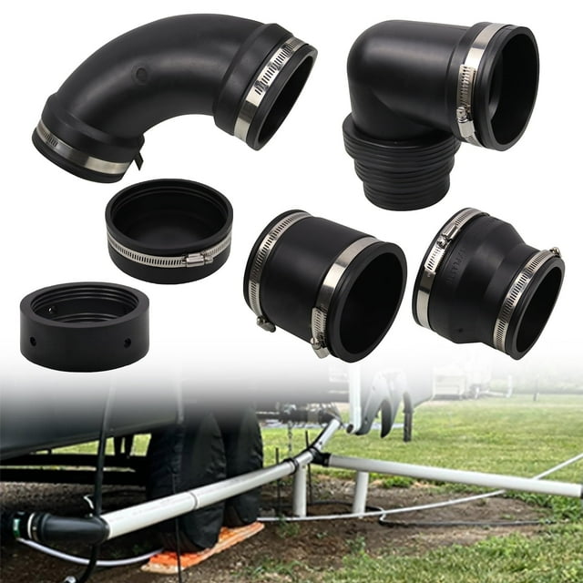 RYANSTAR RACING RV and Camper Sewer Waste Plumbing Connection System ...