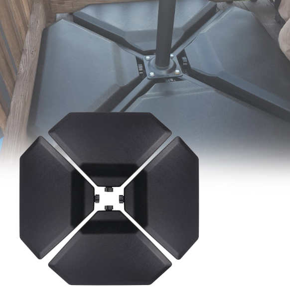 RYANSTAR RACING Umbrella Base Water or Sand Filled Square Base ...