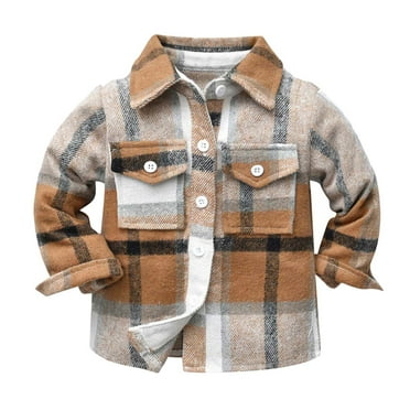 Wonder Nation Toddler Faux Sherpa Shacket, Sizes 12M-5T - Walmart.com