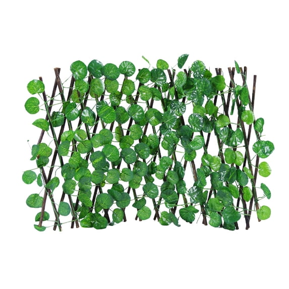 RYDCOT Artificial Ivy Expandable Fence Privacy Screen, Retractable ...