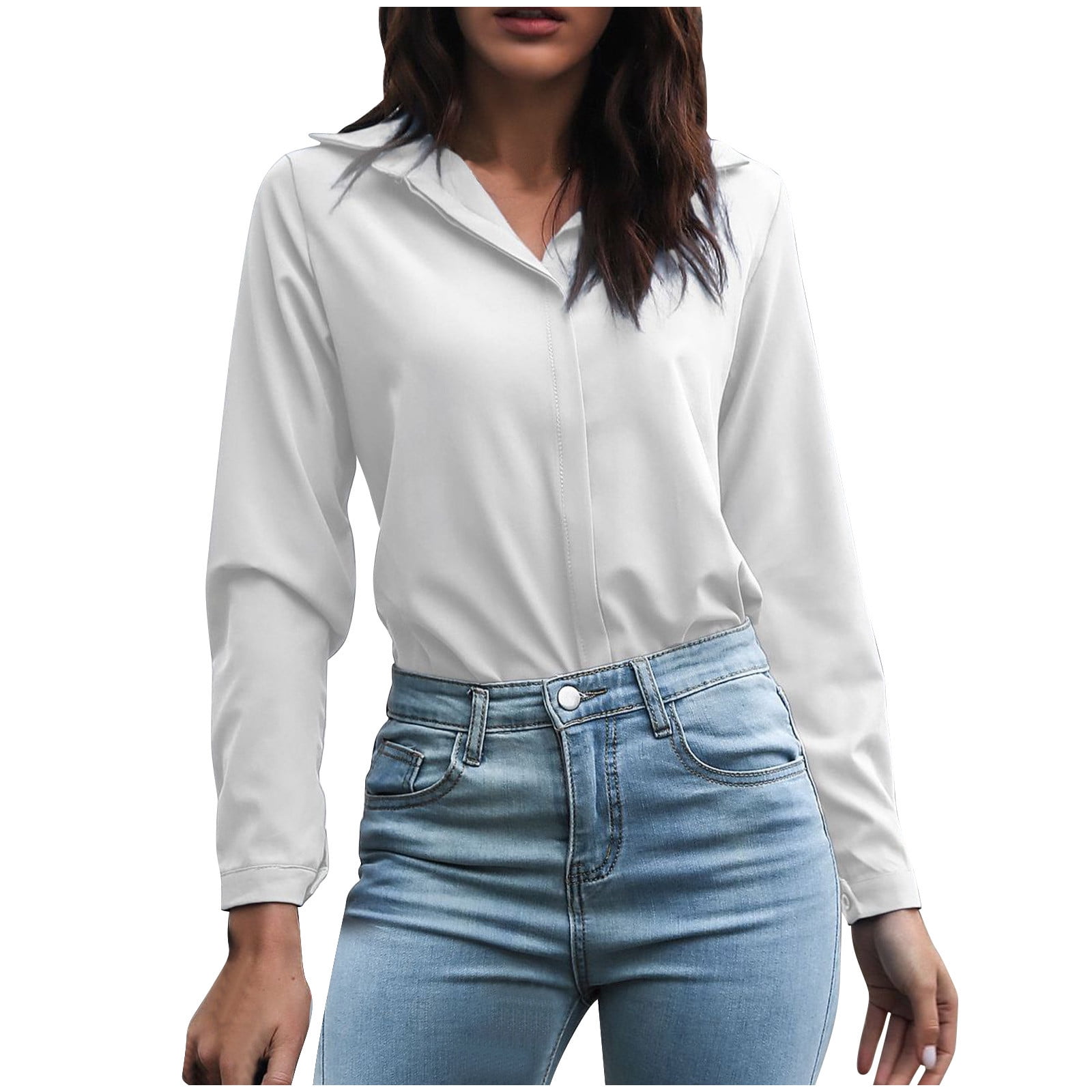 RYDCOT Blouses for Women Business Casual Long Sleeve Tops for Women ...