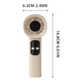 RYDCOT Creative Cream Color Fan, High Speed Handheld Mini Electrics Fan ...