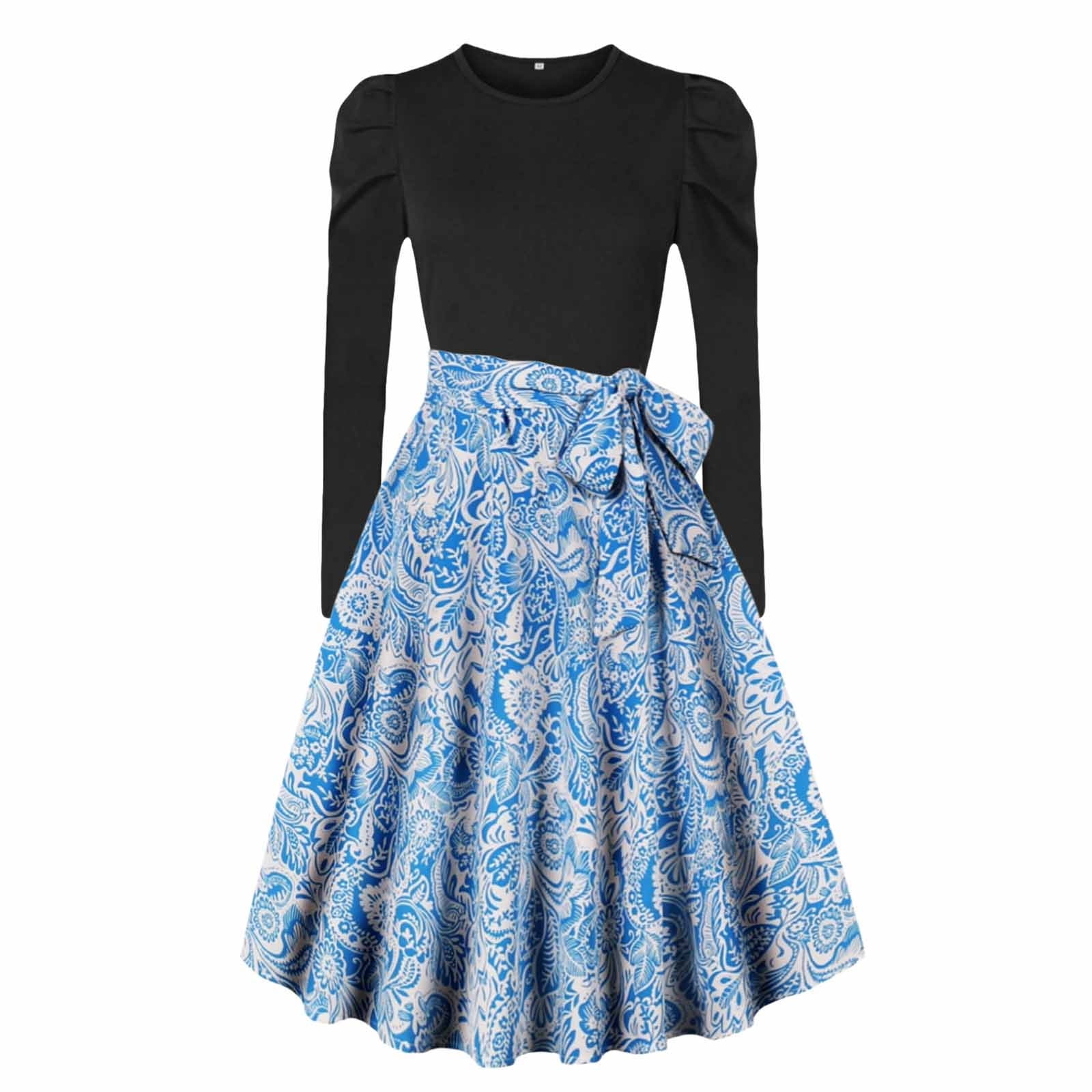 RYDCOT Fall Wedding Guest Dresses for Women1950s Vintage Christmas ...