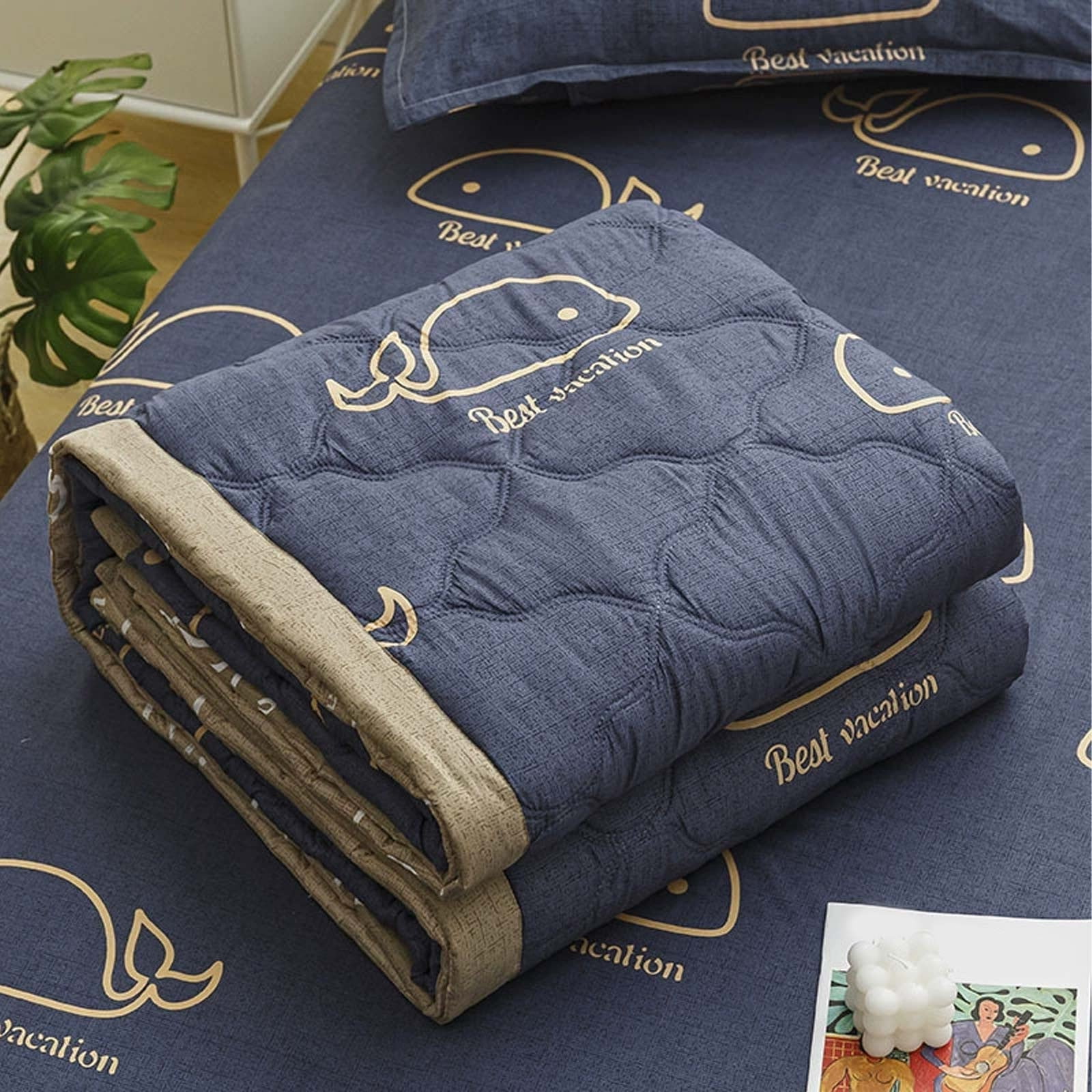 RYDCOT Gray Washed Cottons Summer Quilt, Soft Cutis-Friendly Air ...