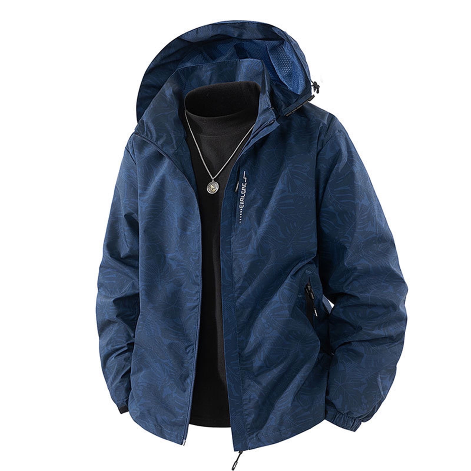 RYDCOT Men Waterproof Softshell Jacket Windbreaker Hooded lightweight ...