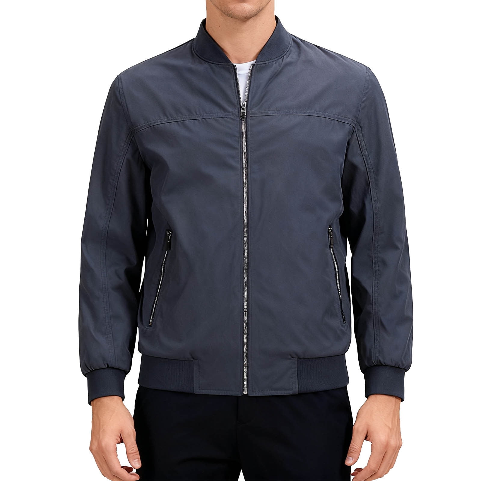 RYDCOT Men's Bomber Jackets thermal Quilted Jacket Water Resistant Warm ...