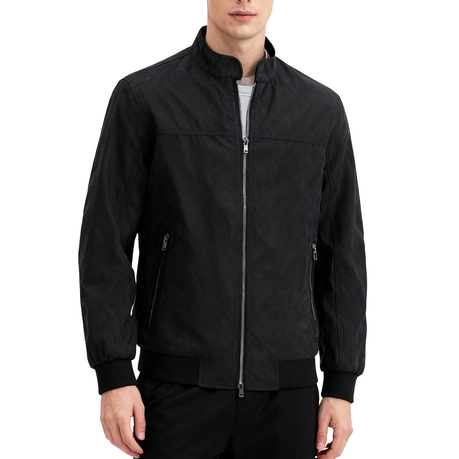 RYDCOT Men's Bomber Jackets thermal Quilted Jacket Water Resistant Warm ...