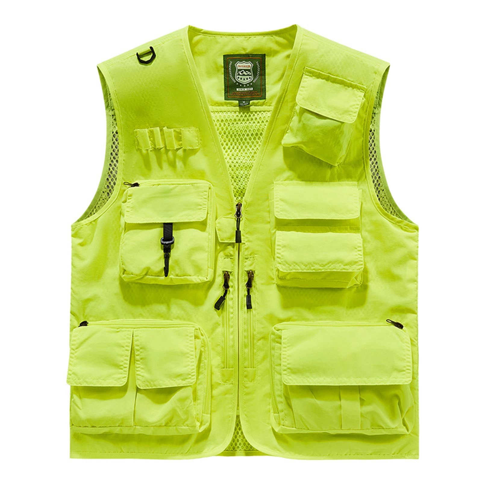 RYDCOT Men's Fishing Vest Utility Detachable Summer Vests with Muti ...