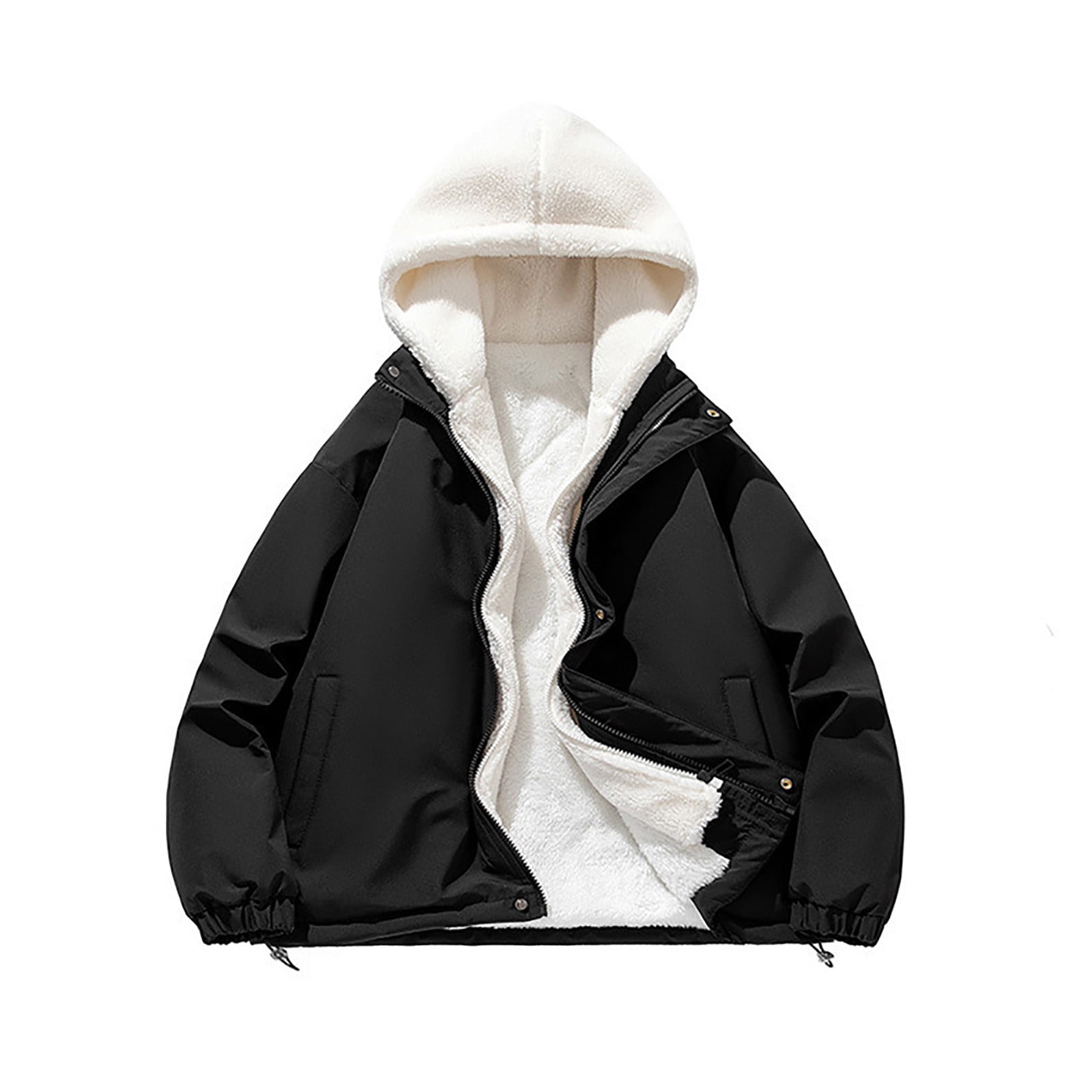 RYDCOT Men's Packable Hooded Puffer Jacket Lightweight Winter Warm ...