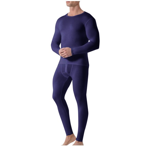 RYDCOT Men's thermal Underwear Set Winter Modal Compression Shirts ...