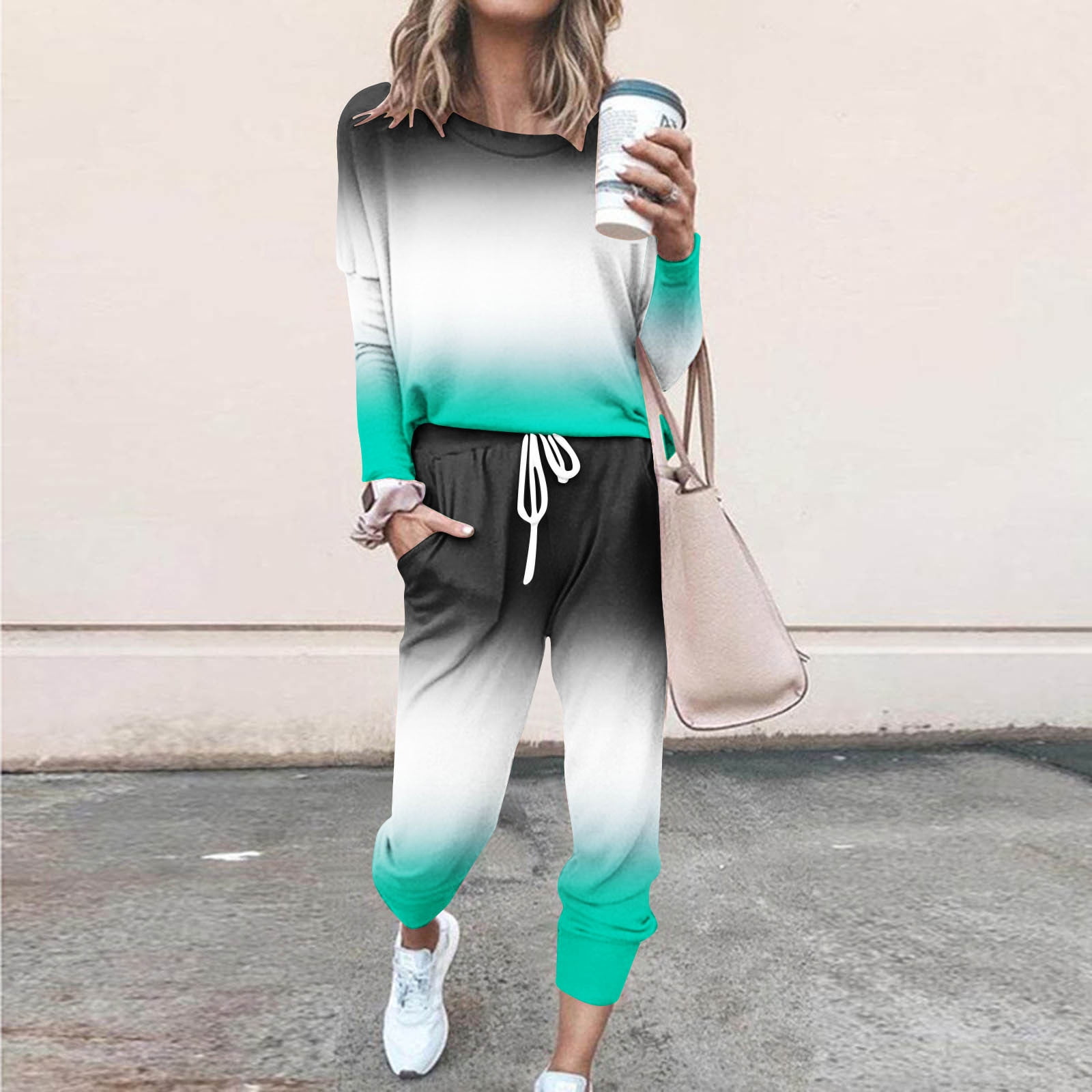 RYDCOT Plus Size Jogging Suits for Women 2 Piece Set Track Pant with ...