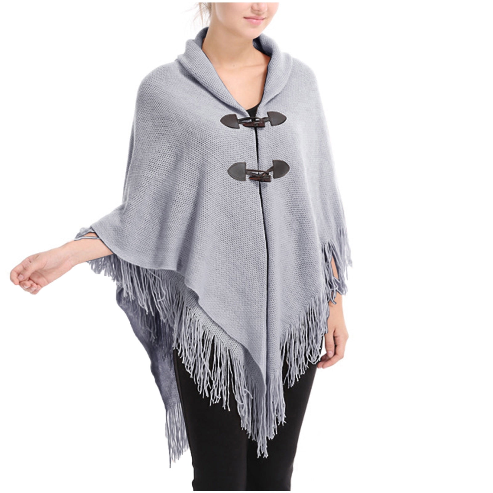 RYDCOT Poncho Shawl Cape Wraps for Women Poncho Sweater Women Crochet ...