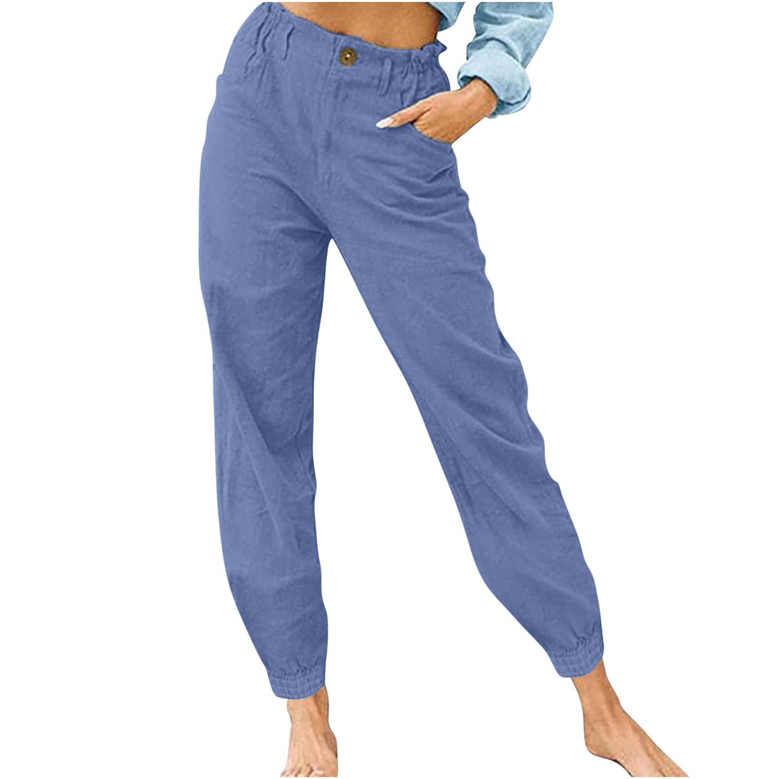 RYDCOT Summer Pants for Women 2024 Vacation Trendy High Waisted Pantts ...
