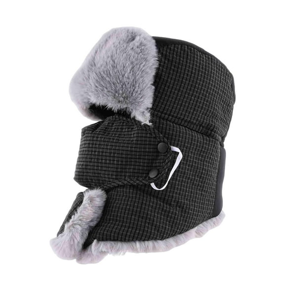 RYDCOT Winter Hats for Women Men Trapper Ushanka Hat with Ear Flaps ...
