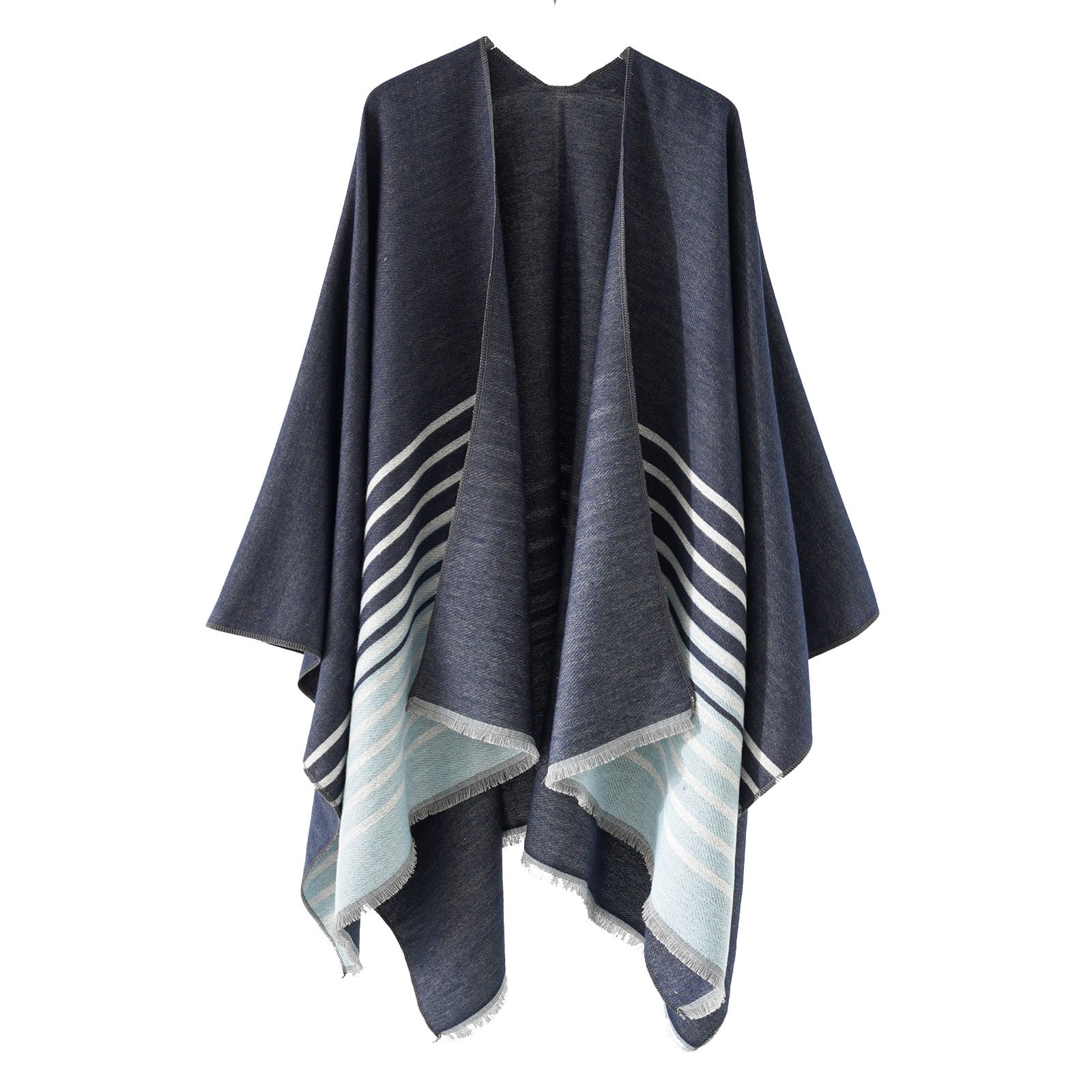 RYDCOT Women's Color Block Shawl Wrap Open Front Poncho Cape for Fall ... RYDCOT Women's Color Block Shawl Wrap Open Front Poncho Cape for Fall ...