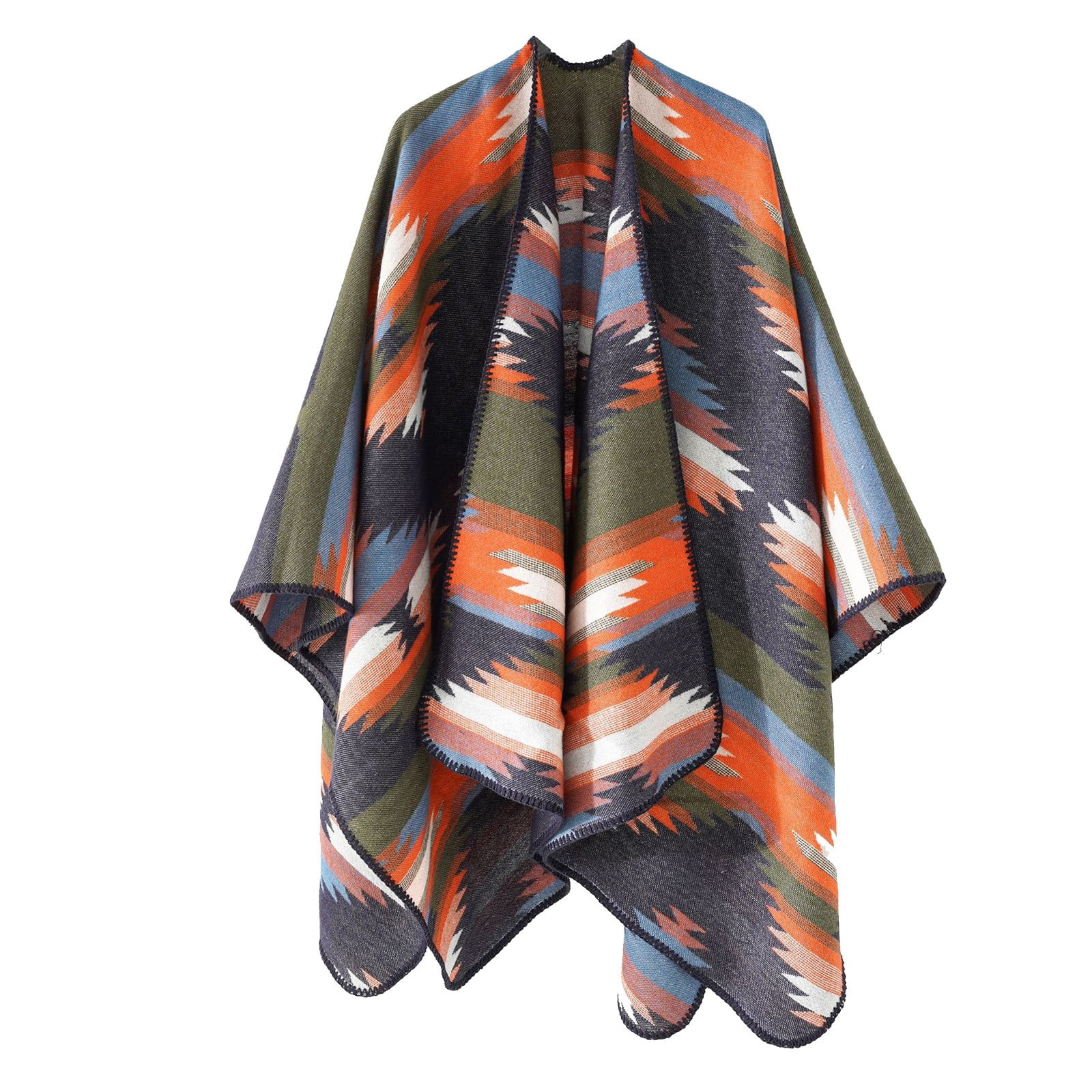 RYDCOT Women's Wraps Pashminas Open Front Poncho Cape Color Blocking ... RYDCOT Women's Wraps Pashminas Open Front Poncho Cape Color Blocking ...