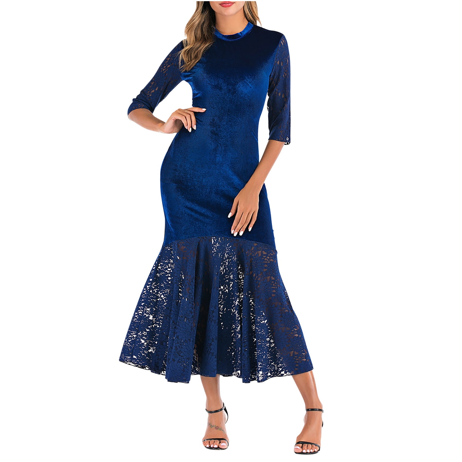 RYDCOT Women's formal Dresses for Wedding Guest Fall Winter Cocktail ...