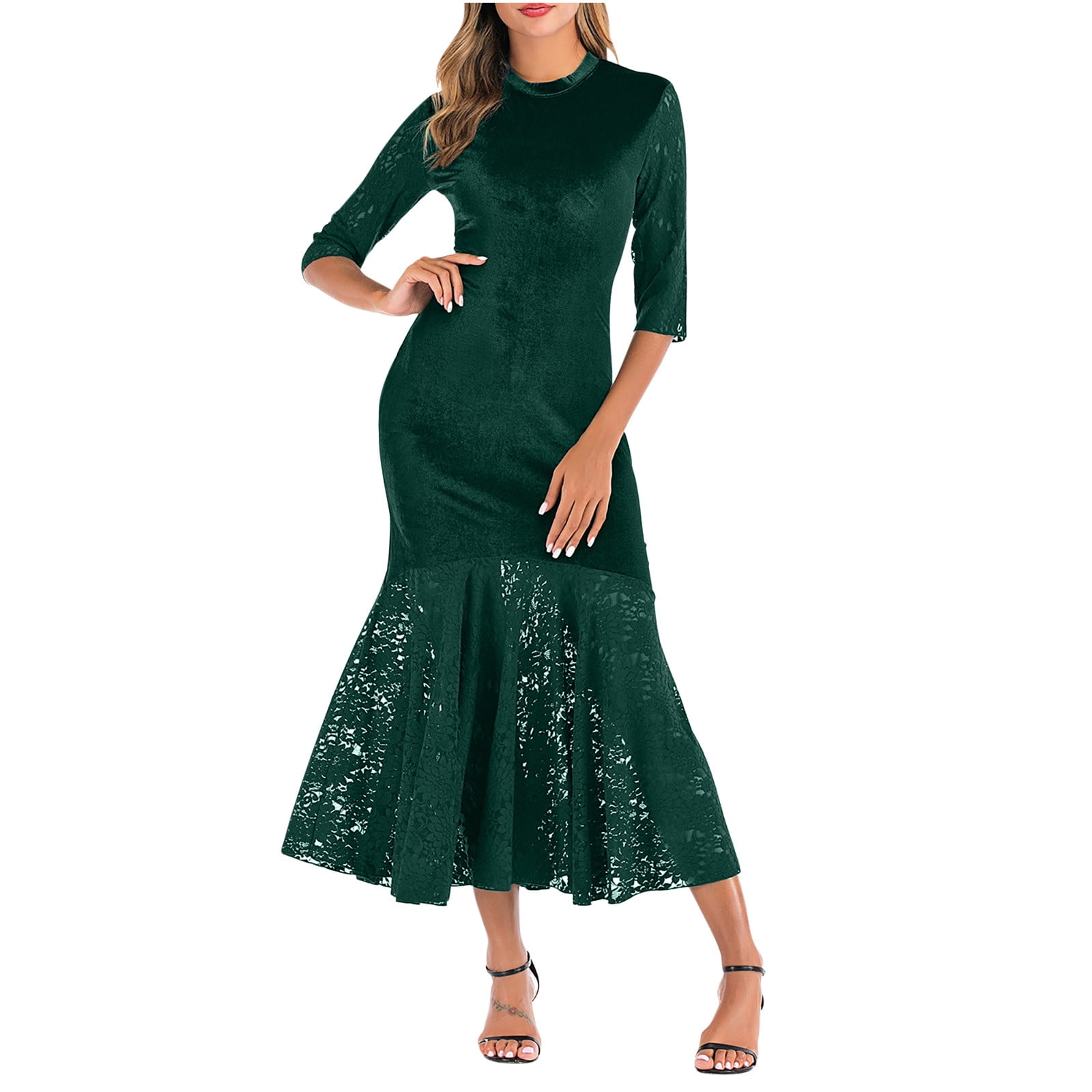 RYDCOT Women's formal Dresses for Wedding Guest Fall Winter Cocktail ...