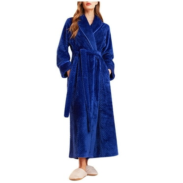 Just Love Textured Plush Zipper Lounger Robe for Women (Coral, Medium ...