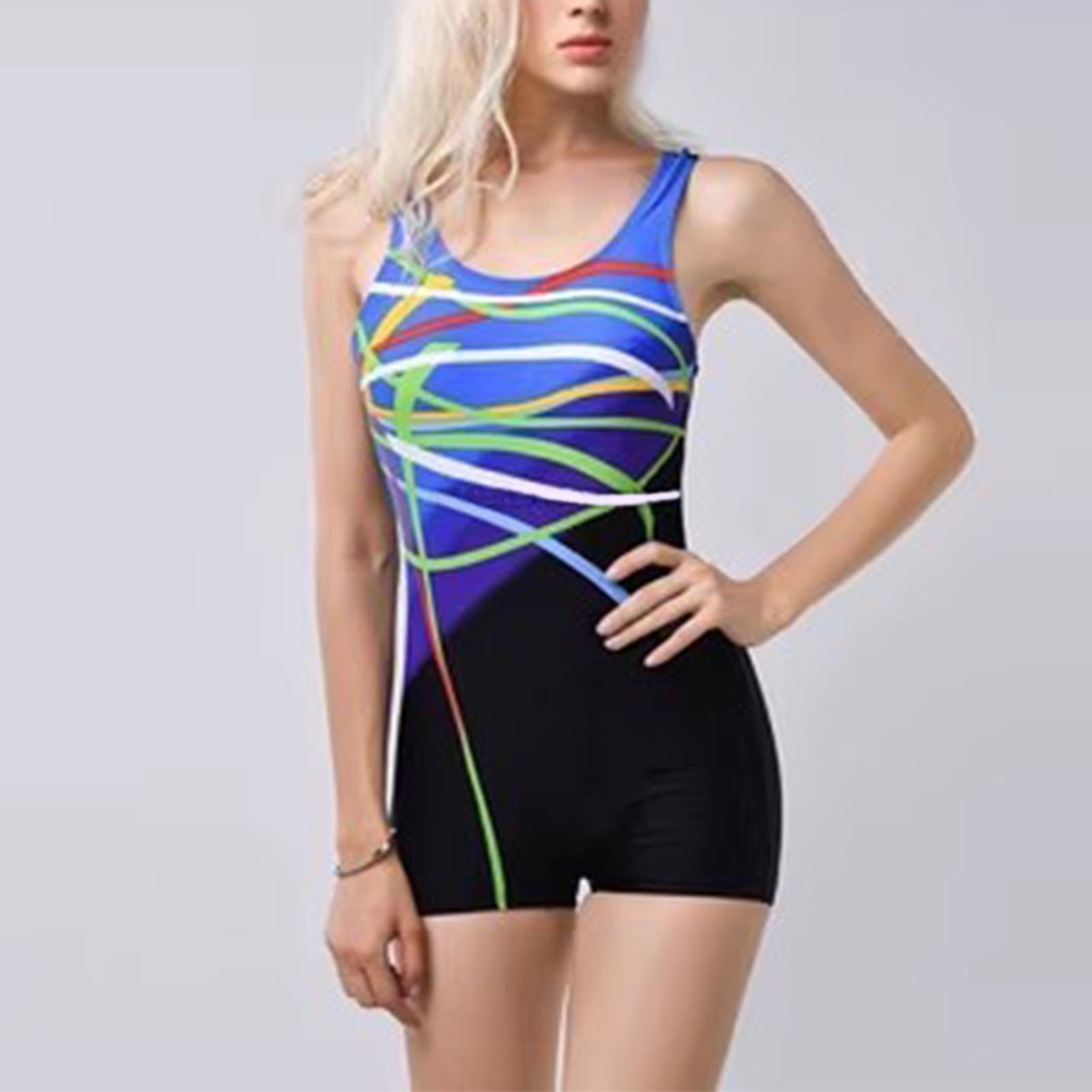 RYDCOT Womens Swimsuits One Piece Boyleg Sports Swimwear Athletic ...