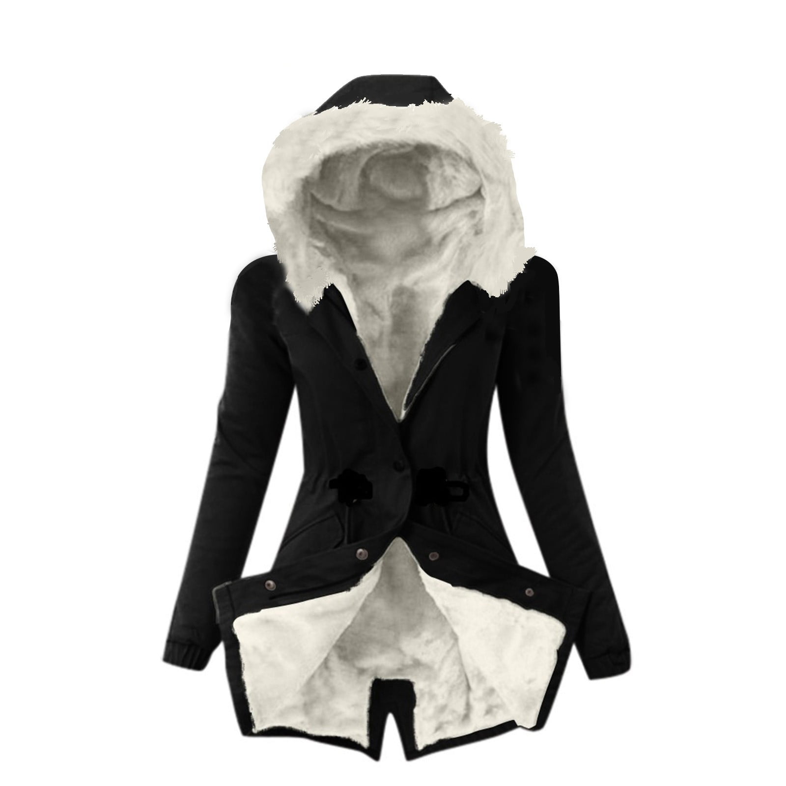 RYDCOT Womens Winter Coats with Hood and Pockets Sherpa Lined Parka ...