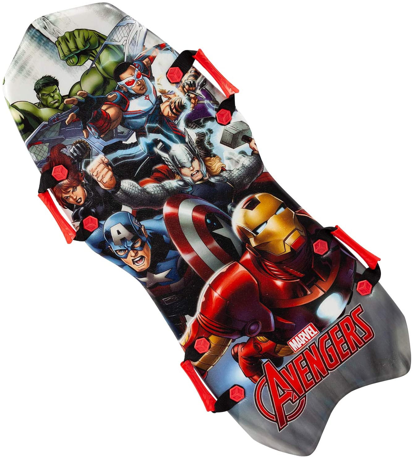 RYDR Marvel 45" Two Person Snow Slider Sled -Avengers - Walmart.com
