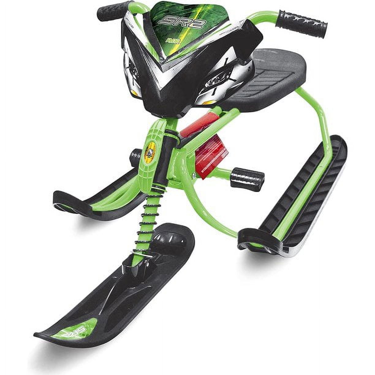 RYDR - SR2 Snow Runner Sled Bike (Lime) - Winter Bike for Children ...