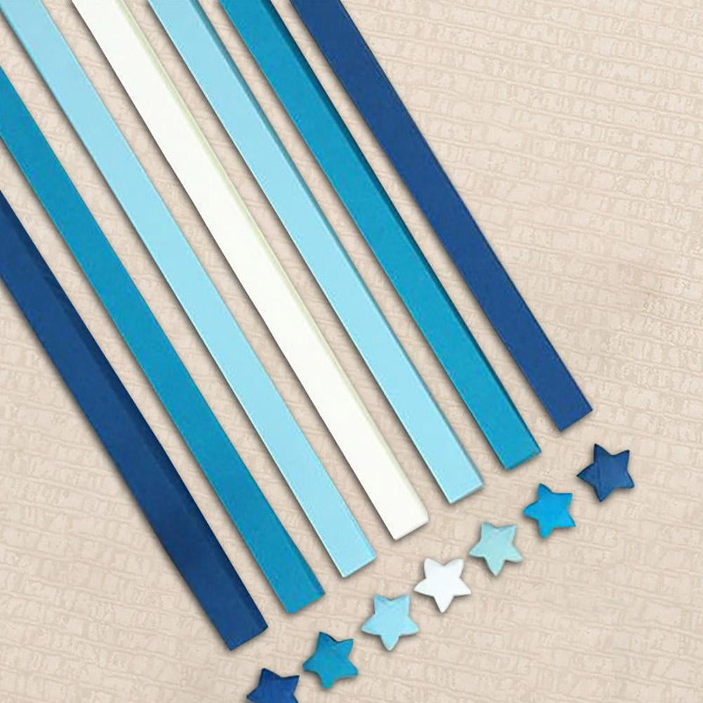 RYGRZJ 27 Colors Mixed Candy Color Solid Color Star Strips Lucky Star ...