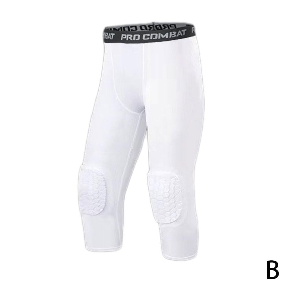 Basketball Knee Sports Pants Tight Bumper Pants Men's Knee Sports ...