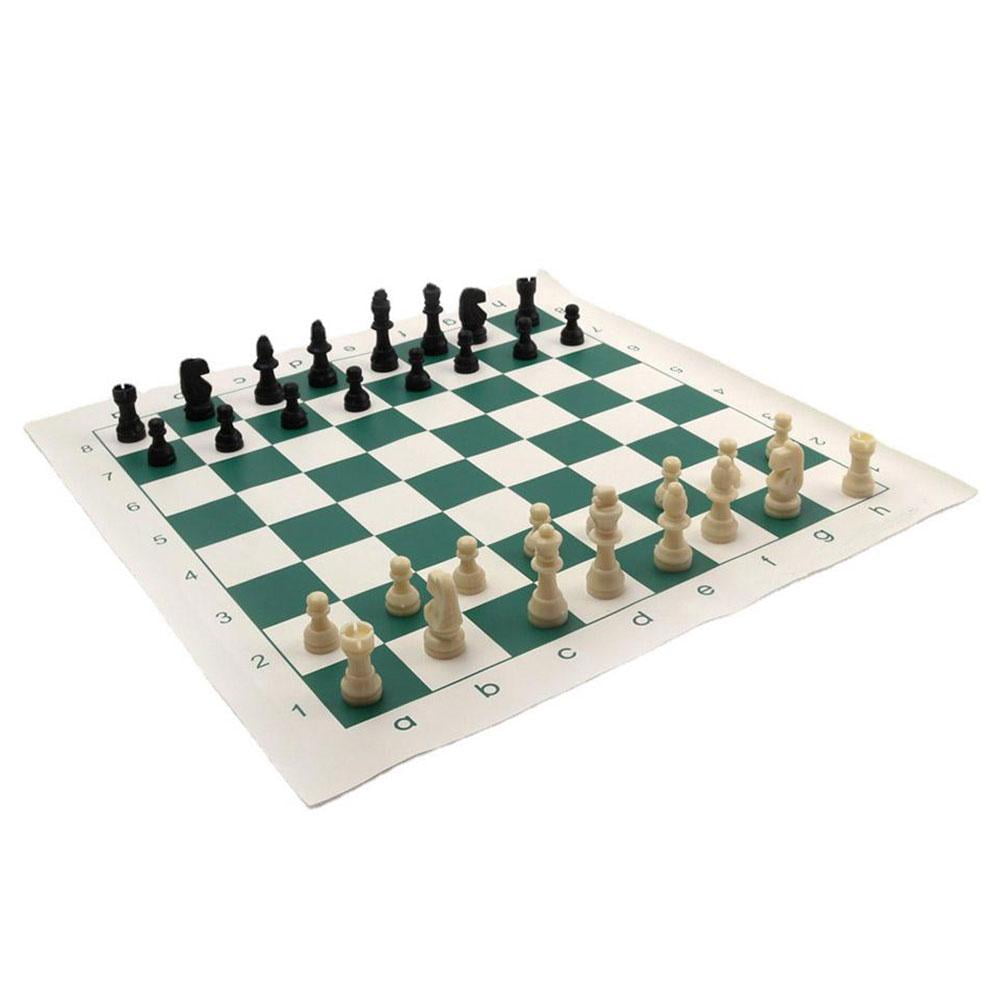 RYGRZJ King High 7.5cm Plate 43cm Plastic Chess Set With Chessboard ...