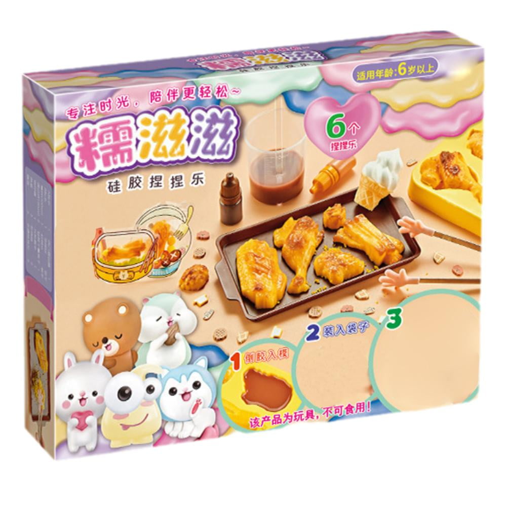 RYGRZJ DIY Silicone Kneading Music Handmade Simulated Food Squeeze Toy ...