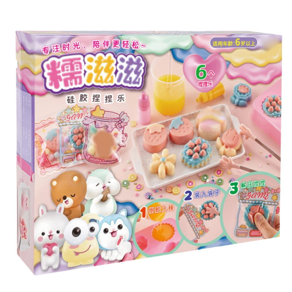 RYGRZJ DIY Silicone Kneading Music Handmade Simulated Food Squeeze Toy ...