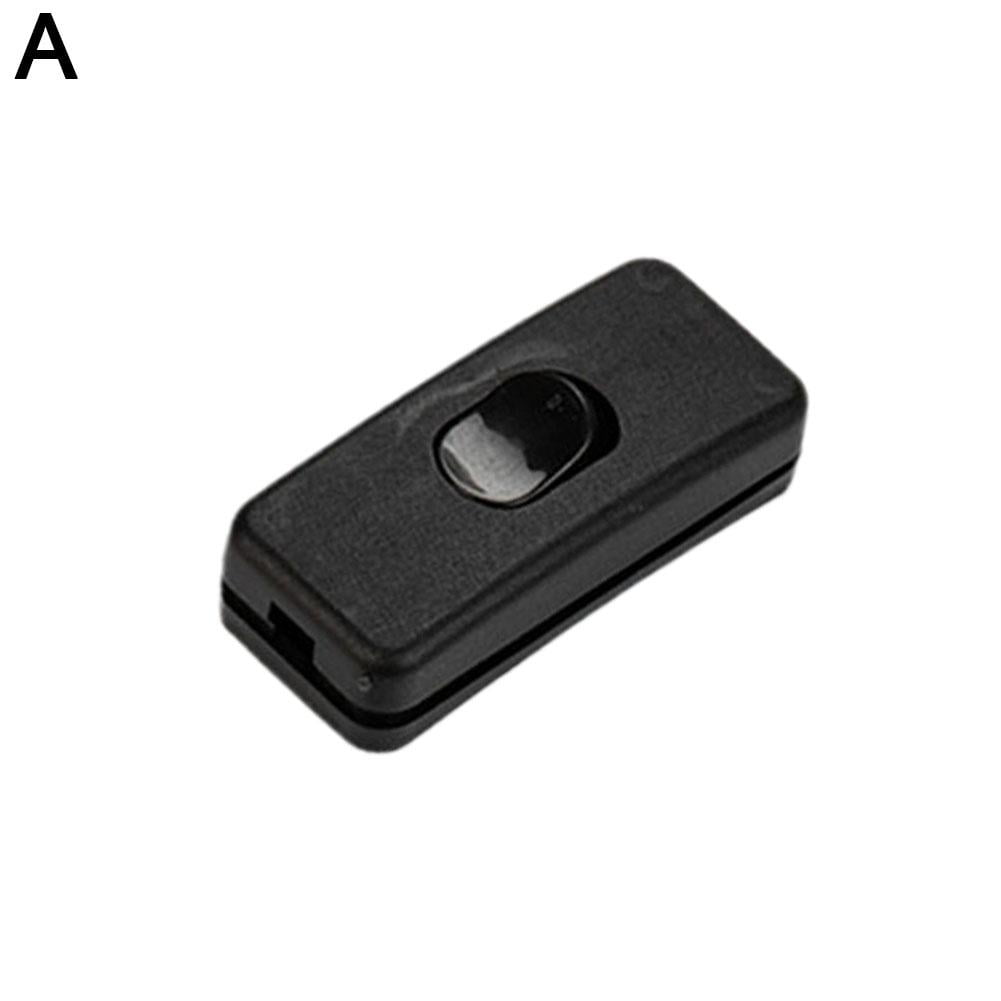 In Line ON/OFF Rocker Light Switch 2A For 2 or 3 Core 4 Cable Colors ...