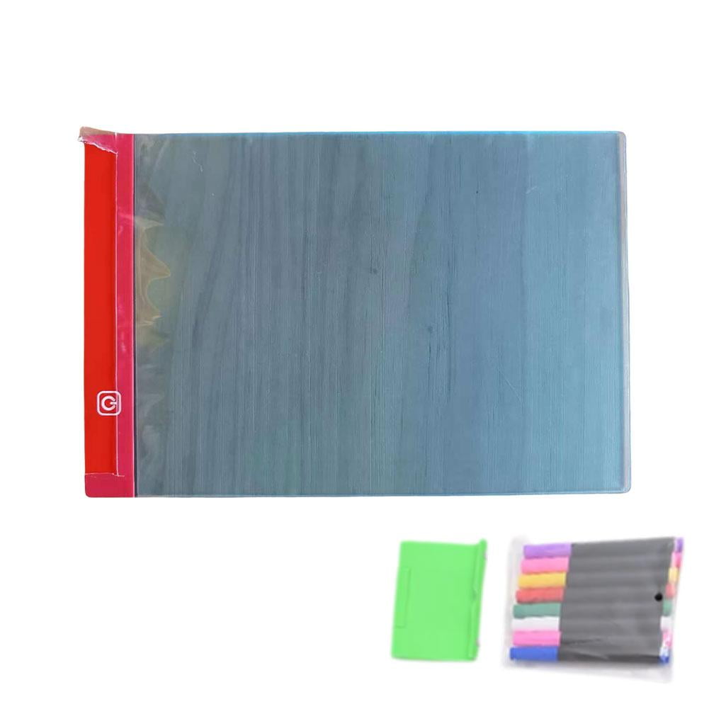 RYGRZJ LED Note Board with Color LightUp Acrylic Message Board Erasable ...