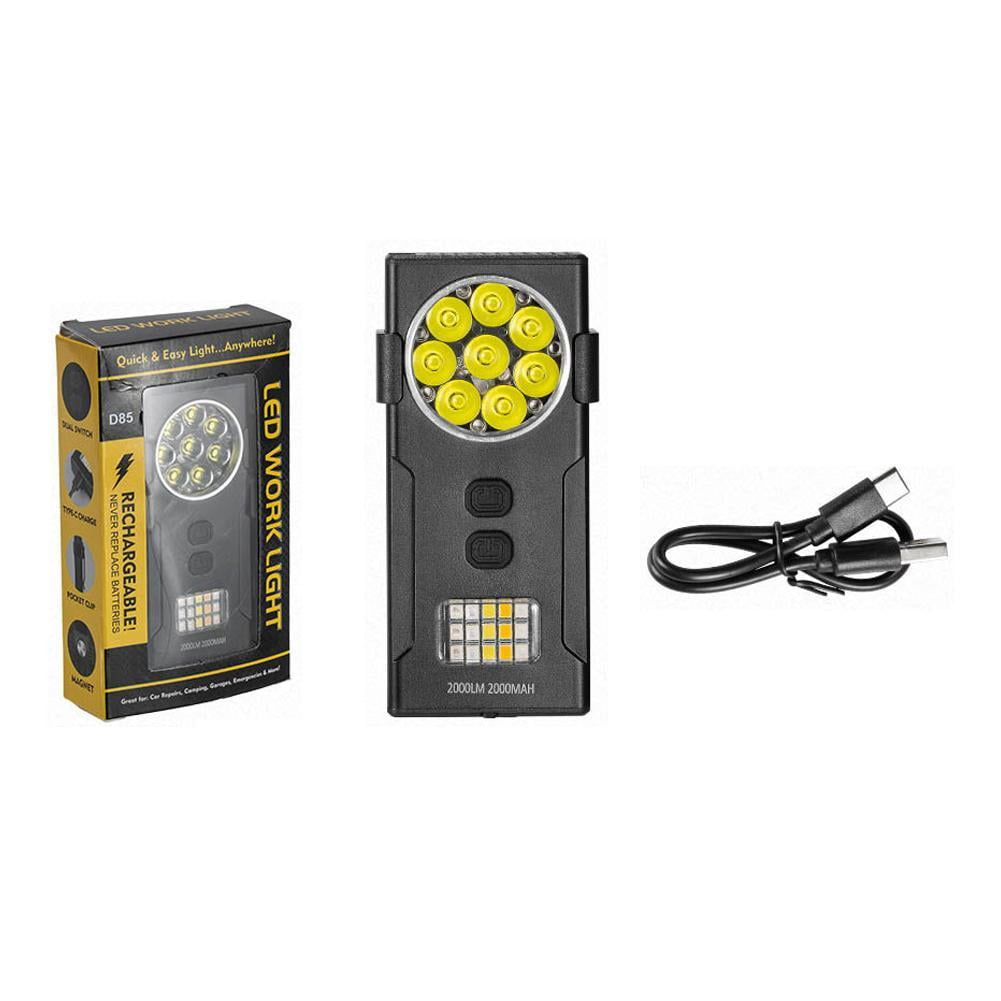 RYGRZJ Mini Powerful EDC Flashlight High Lumens LED Rechargeable ...